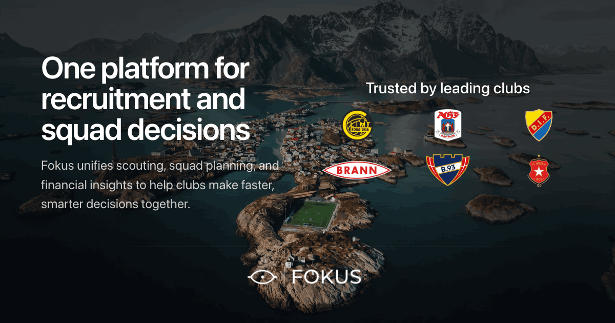 Fokus | Scouting & Squad Planning for Football Clubs